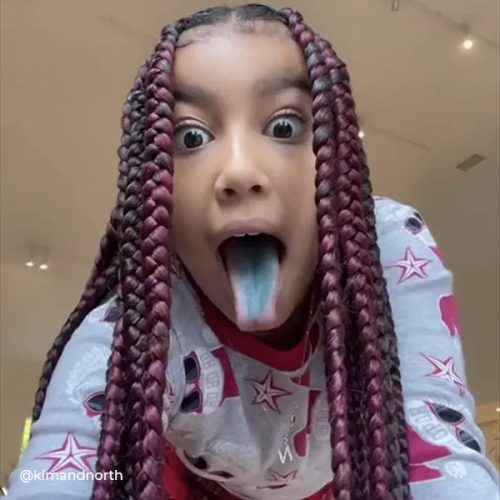 North West Serves Up Hairstyle Inspiration At Vip